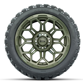 GTW Bravo Matte Recon Green 14 in Wheels with 23x10-14 Nomad All ...